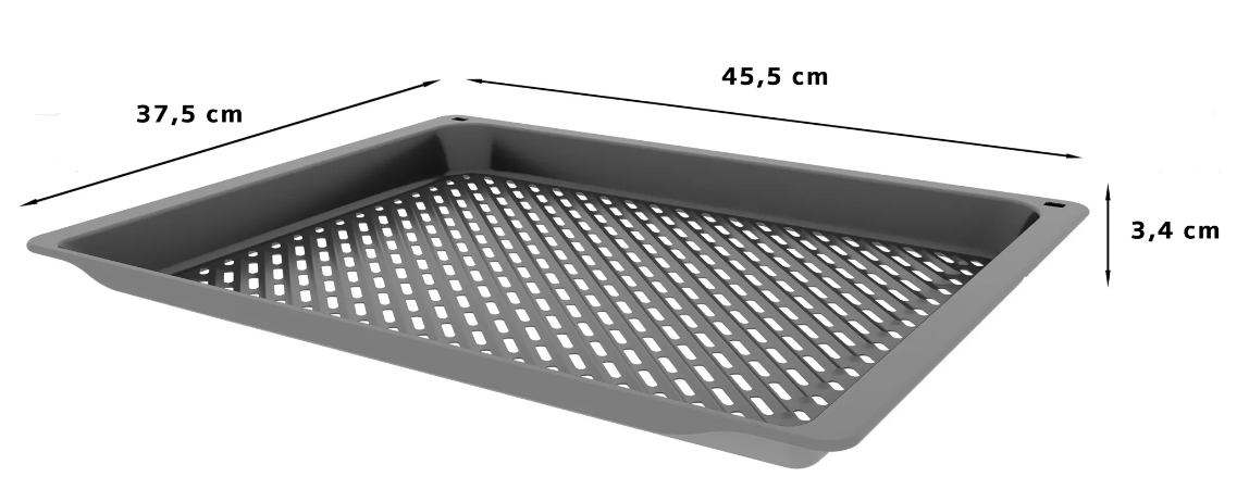 Bosch HEZ629070 Air Fry & Grill tray 34 x 455 x 375 mm Antrasit Bosch ... Bosch HEZ629070 Air Fry & Grill tray 34 x 455 x 375 mm Antrasit Bosch ...